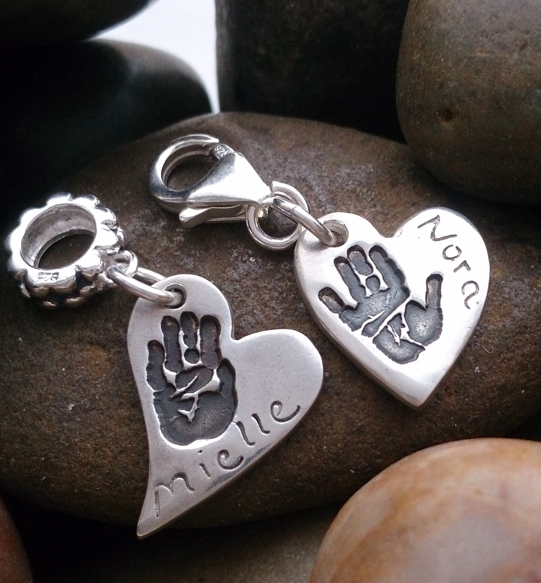 Sterling silver vs fine silver fingerprint jewelleryLasting Touch